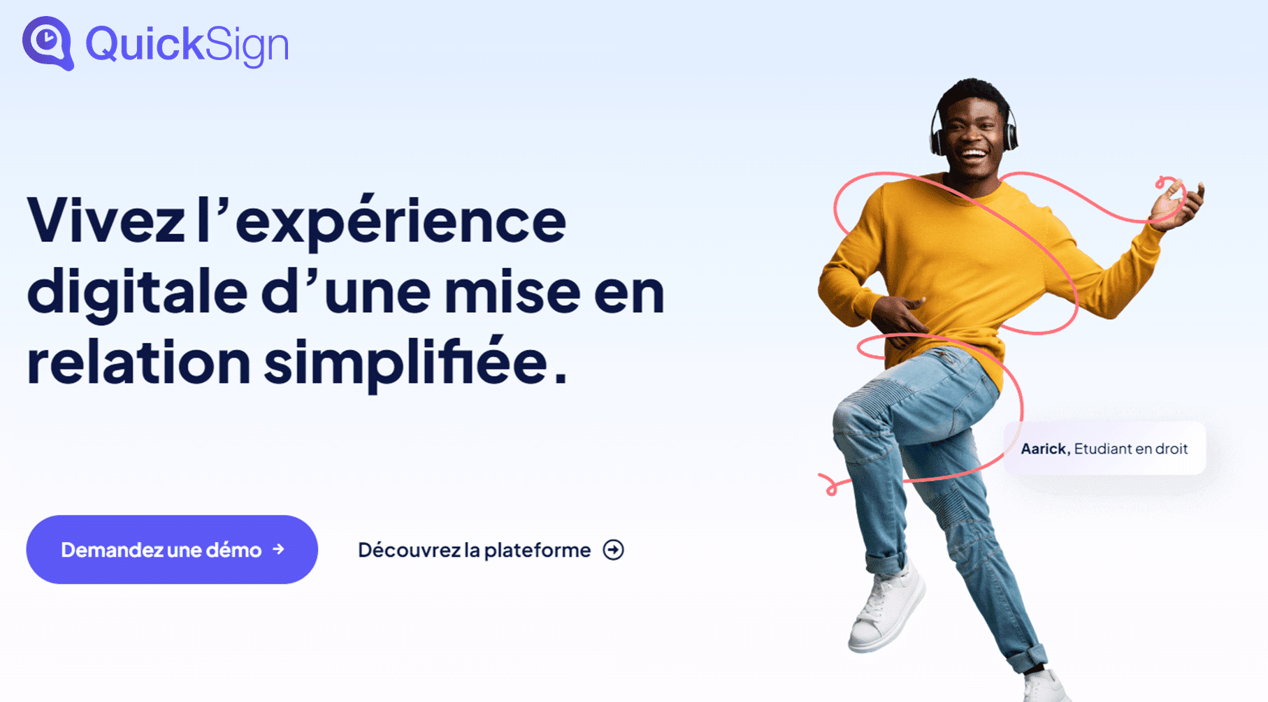 Page d'accueil - QuickSign